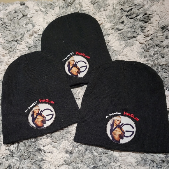 MAC Cosmetics | Accessories | Mac Cosmetics Viva Glam Beanie | Poshmark